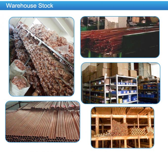 Practical Annealed Copper Aircon Pipe , Antiwear Copper Air Conditioner ...