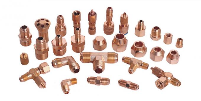 Antiwear Copper Tee Joint Multi Scene Practical 28.6x19x28.6mm